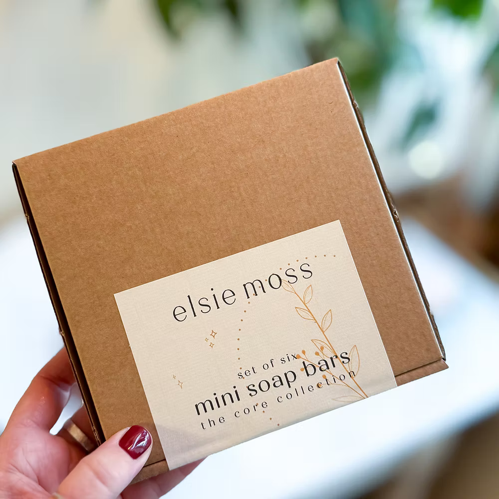 Set of Six Mini Soap Bars – Elsie Moss Botanical